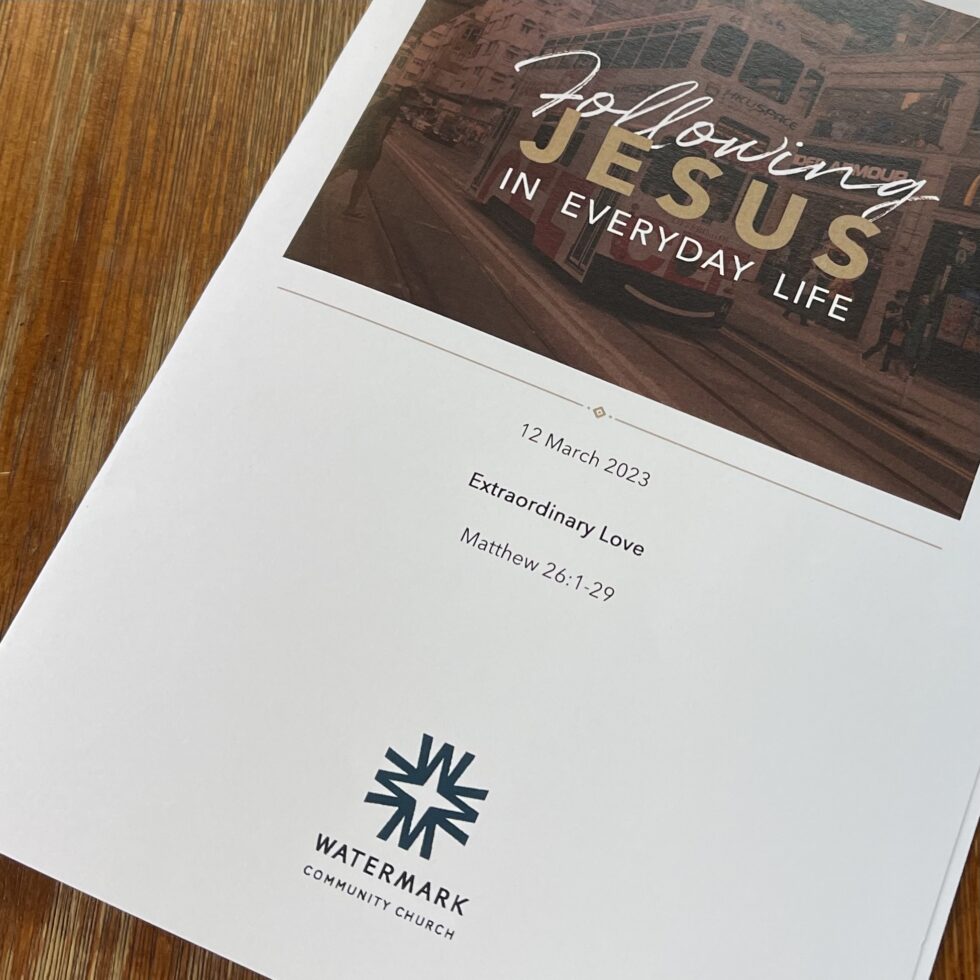Sunday Bulletin | Watermark Community Church